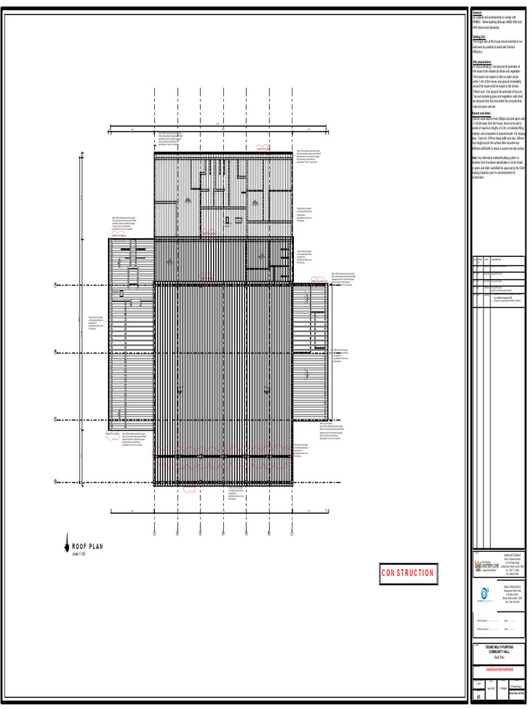2.300 Roof Plan-Rev 05 | PDF | Roof | Building Engineering