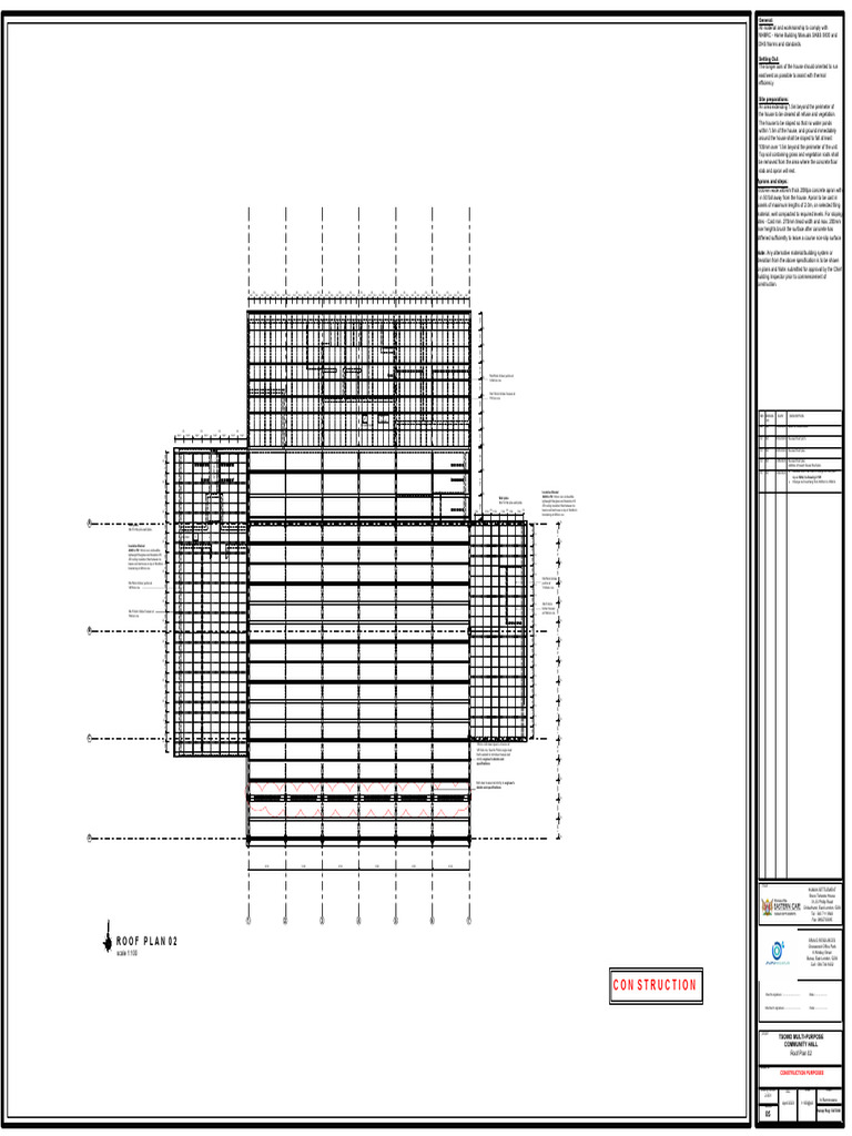 2.301 Roof Plan-Rev 05 | PDF | Roof | Civil Engineering
