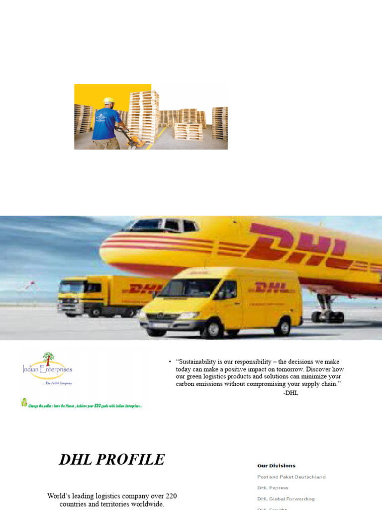 DHL's Green Logistics Commitment | PDF | Climate Change | Sustainability