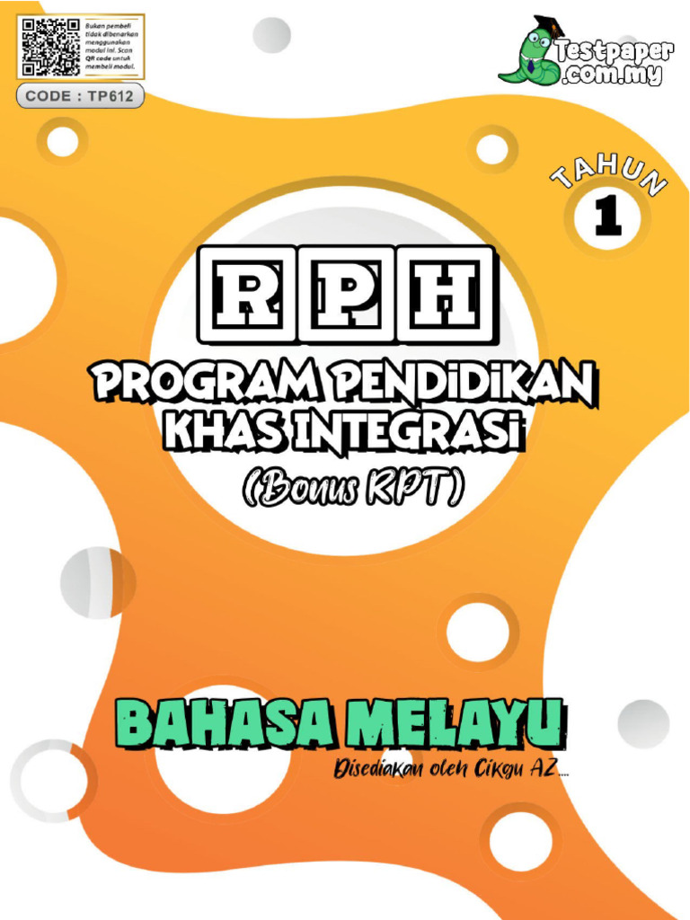 RPH BM Tahun 1 (Tema 2 Sekolah) | PDF