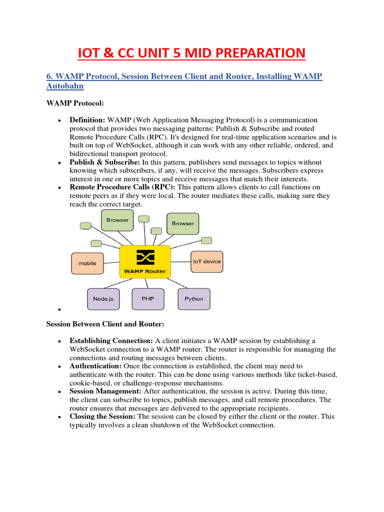 IOT & CC Unit 5 Mid Prep Notes | Download Free PDF | Computer ...