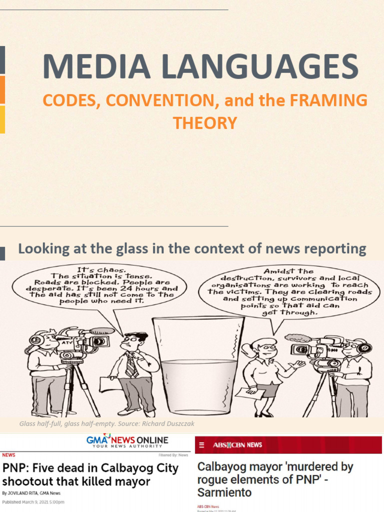 8 Mil Media Languages Part 1 | PDF | Framing (Social Sciences) | Mass Media