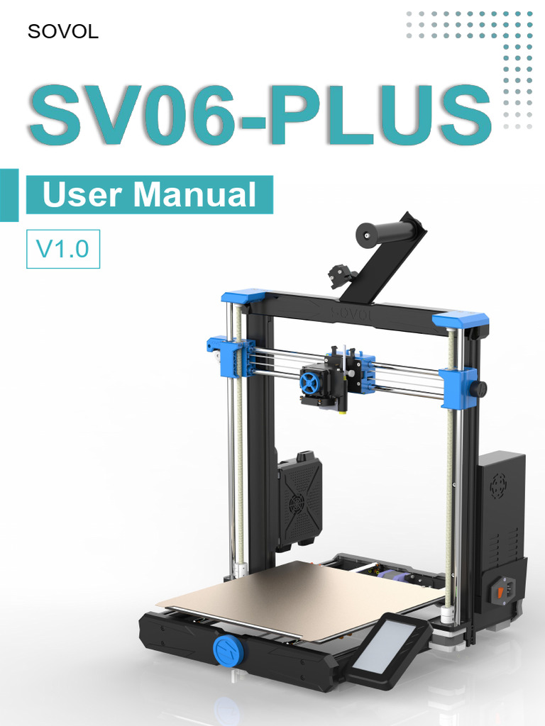 SV06 Plus User Manual | PDF | Printer (Computing) | Manufactured Goods
