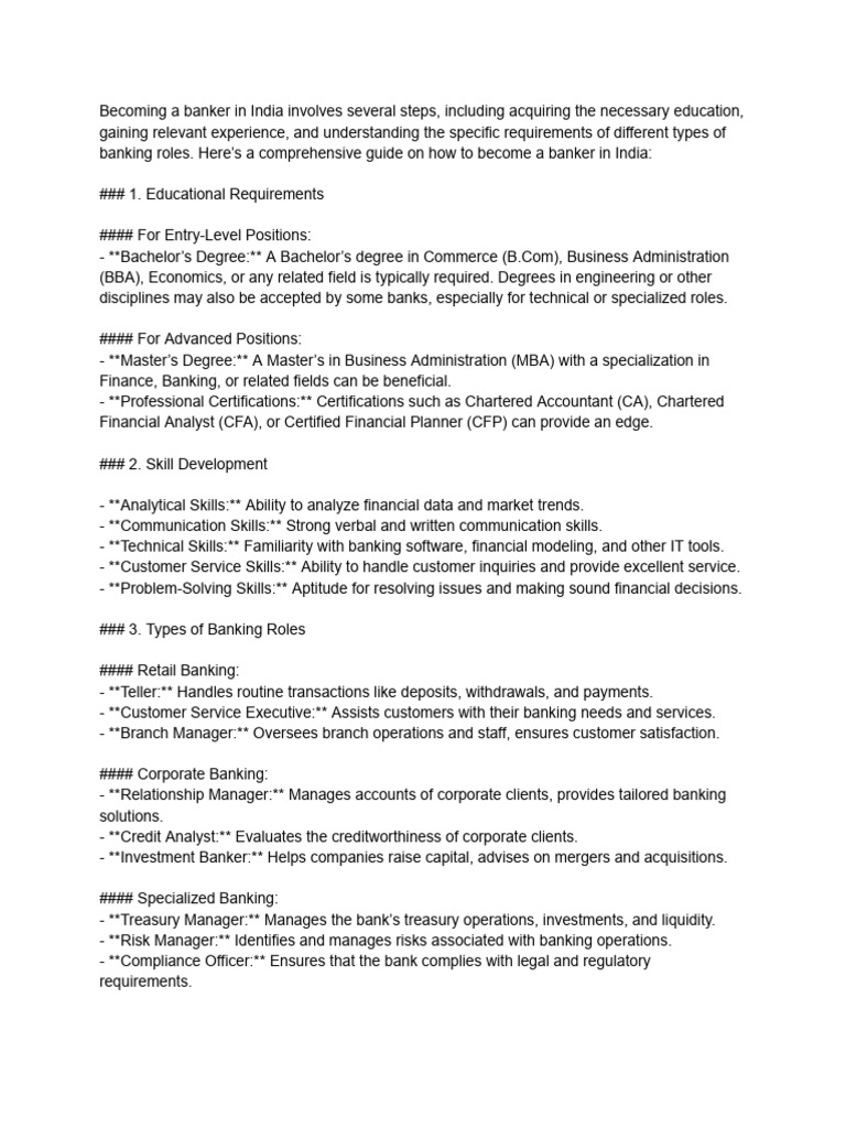 Banking | PDF | Banks | Financial Analyst