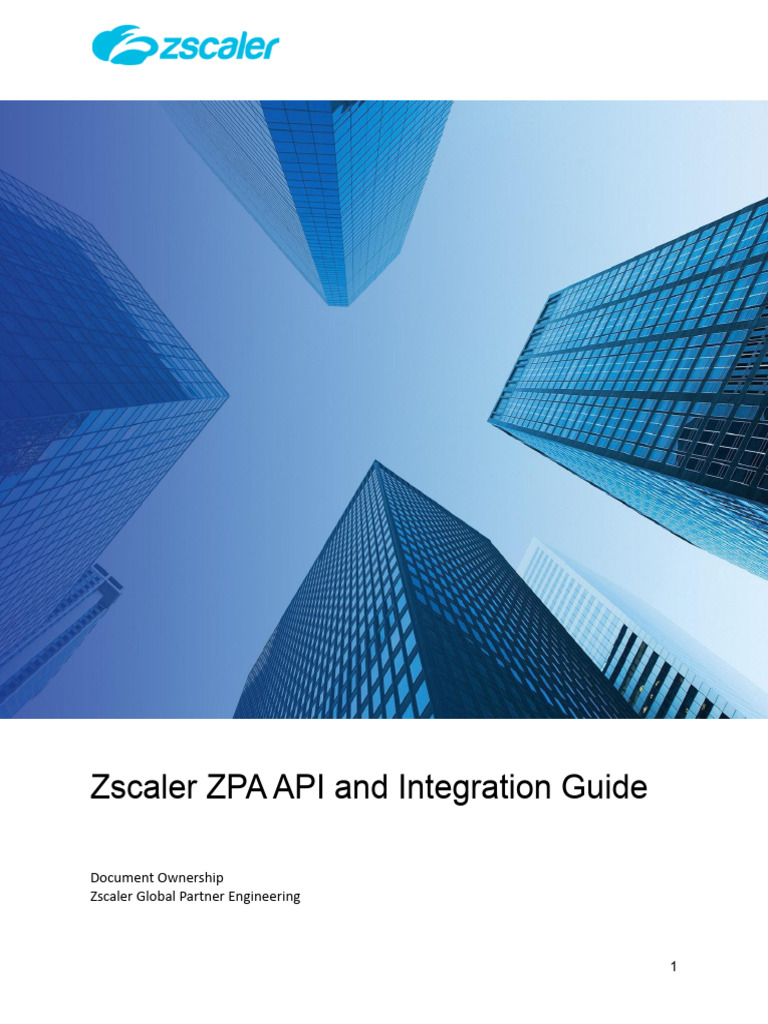 GUIDE - Zscaler ZPA Integration Guide | PDF | Python (Programming ...