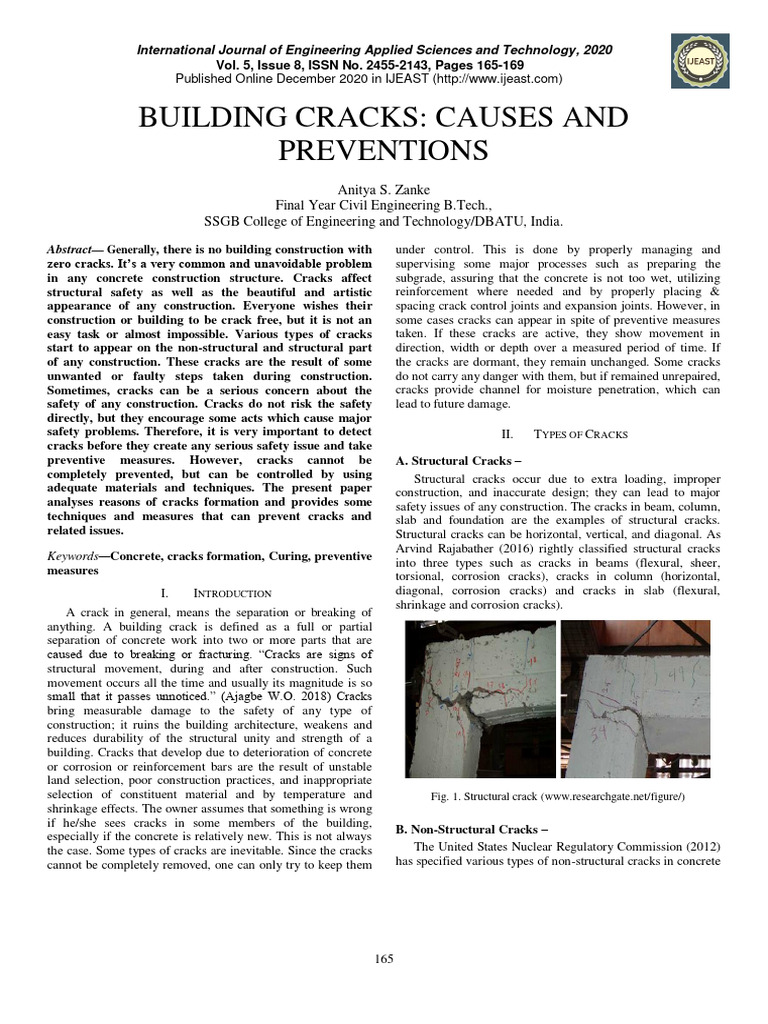 BUILDING_CRACKS_CAUSES_AND_PREVENTIONS | Download Free PDF | Fracture ...