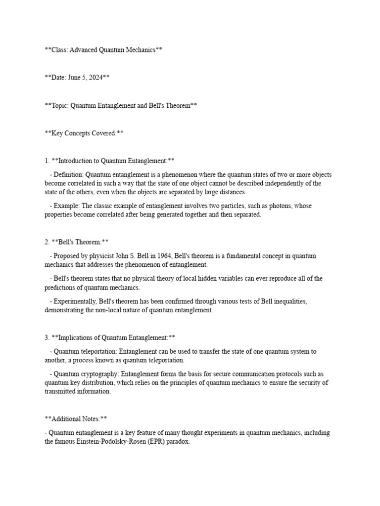 Advance Quantum Mechanics | PDF