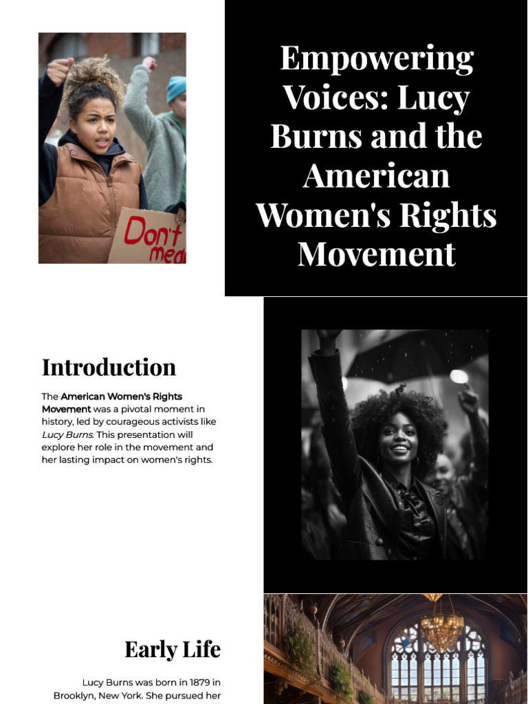 Wepik Empowering Voices Lucy Burns and The American Womens Rights ...