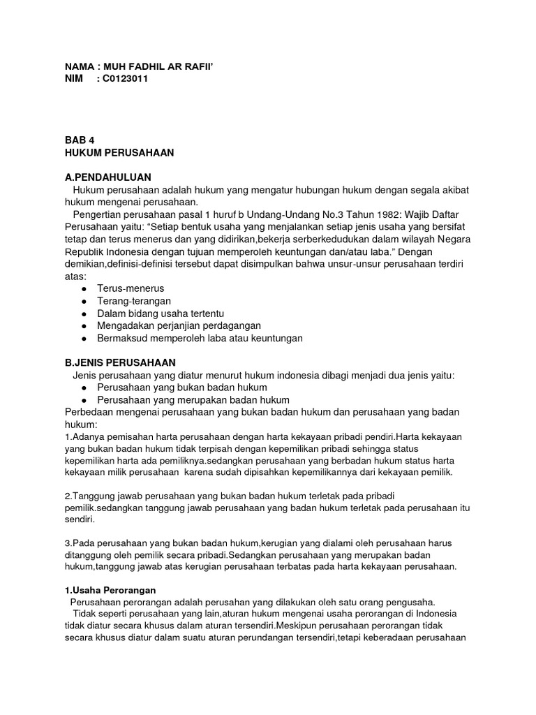 Resume BAB 4 | PDF