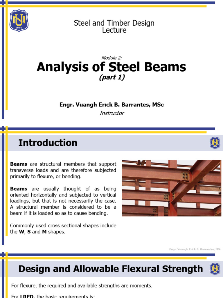 Module 2. Beam Analysis (part 1) | Download Free PDF | Buckling | Bending