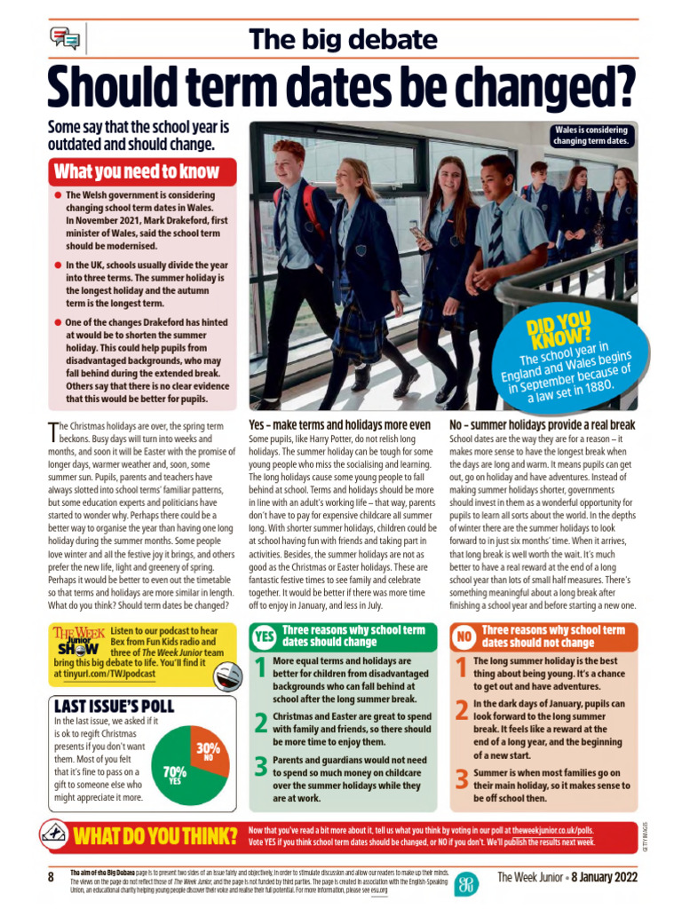 The Big Debate-2022 topics from The Week Junior UK | PDF