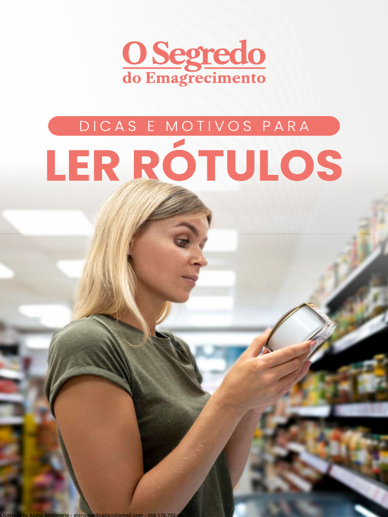 Importância de Ler Rótulos Alimentares | PDF | Alimentos | Açúcar