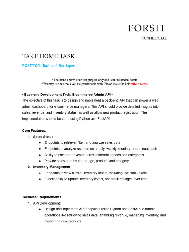 2.Back-end Task | PDF | Databases | Information Technology Management