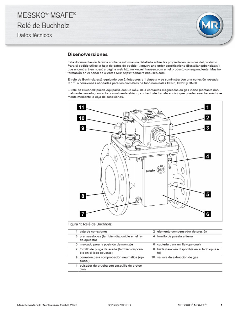 MESSKO® MSAFE® Technical Data 9119797 00 Es | PDF | Aislador ...