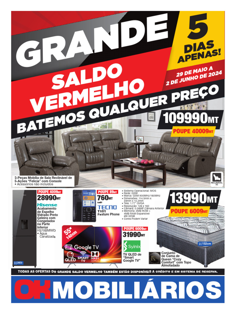 Ok Furniture Catalogue Mozambique Southvalid From 29 May - 2 June 2024 ...