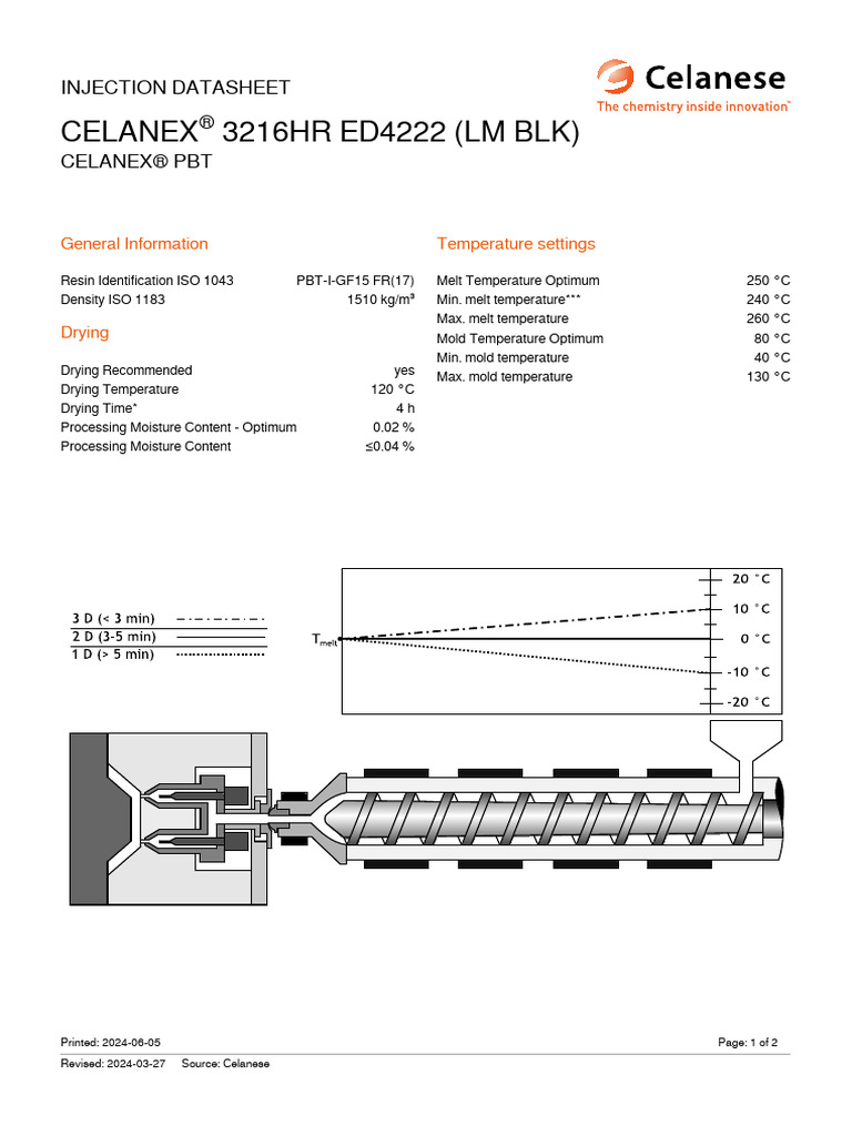CELANEX 3216HR ED4222 (LM BLK) - En-Inj | PDF