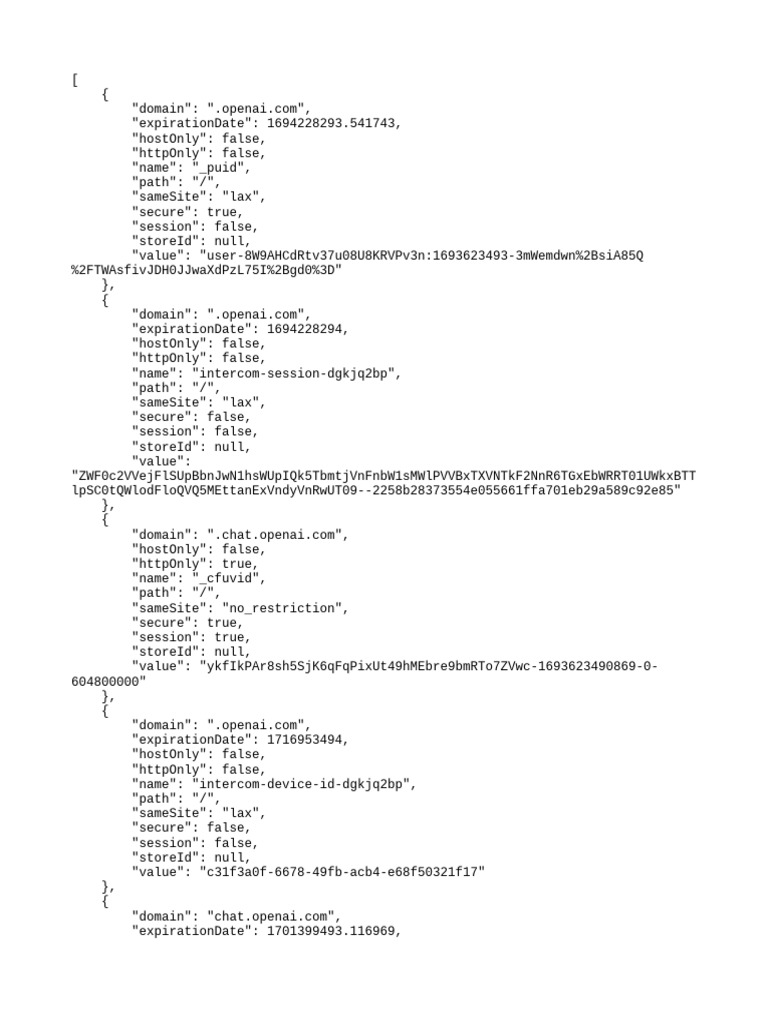 Chat GPT | PDF | Http Cookie | Sql