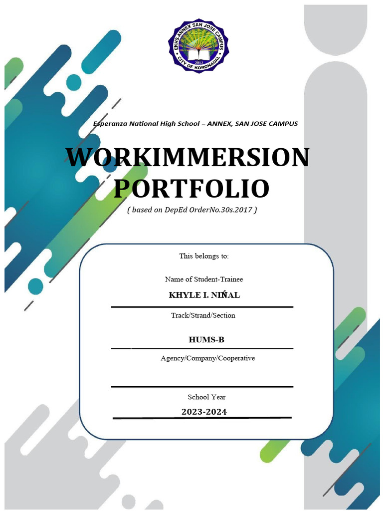 SHS Portfolio | PDF | Job Interview