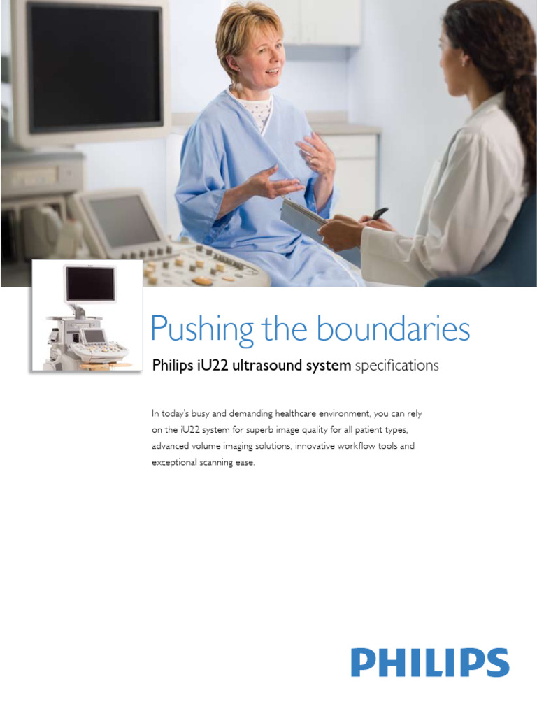 Philips iU22 Ultrasound Specs | PDF | Medical Ultrasound | 3 D Computer ...
