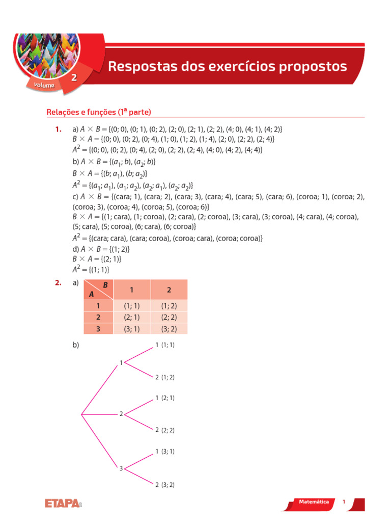 Respostas Dos Exercicios Propostos | PDF