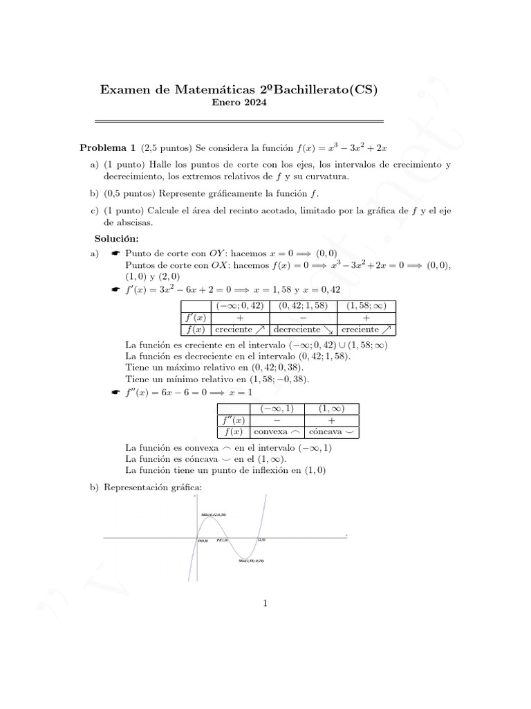 Examen de Matem Aticas 2 ºbachillerato (CS) | PDF | Geometría | Matemáticas