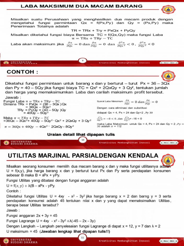 Matematika Bisnis | PDF