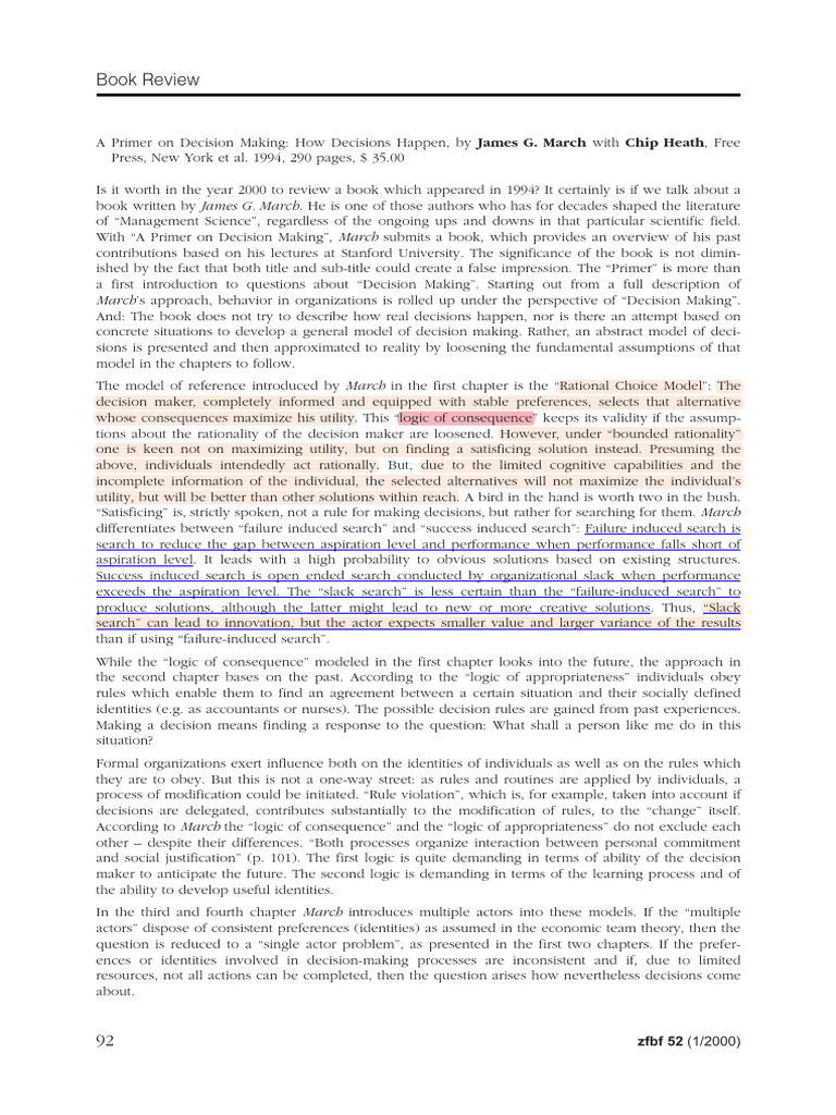 2000 Boos, Leo - Jacquemart, Charlotte - A Primer On Decision Making ...