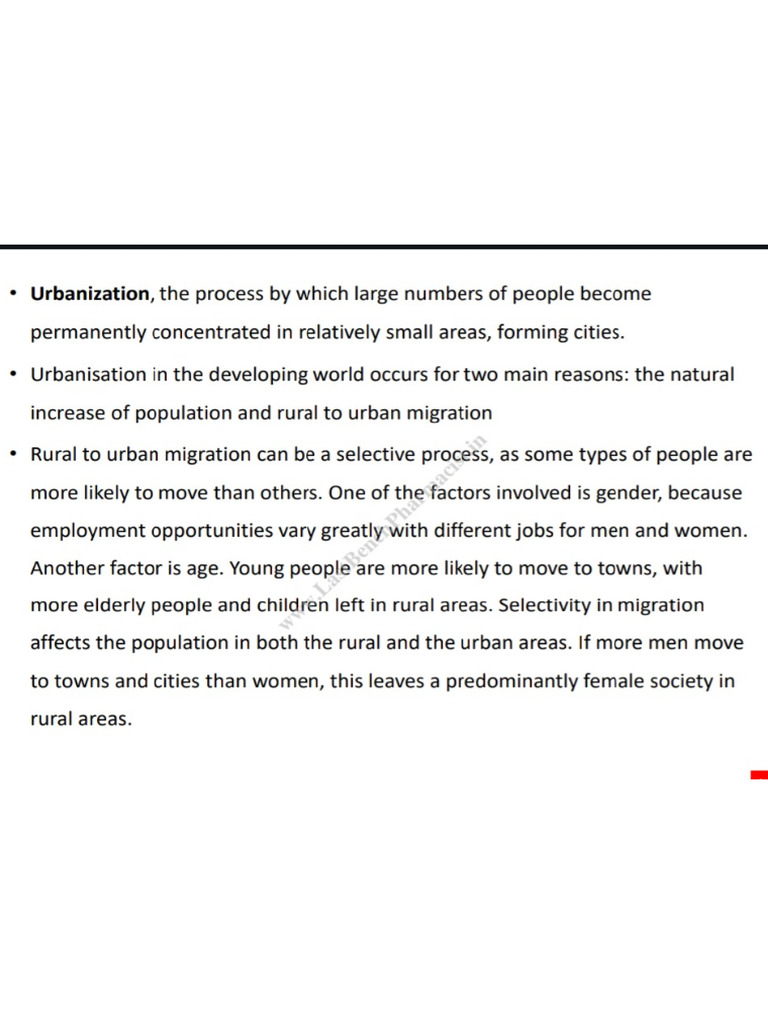 1 Impact of Urbanization | PDF