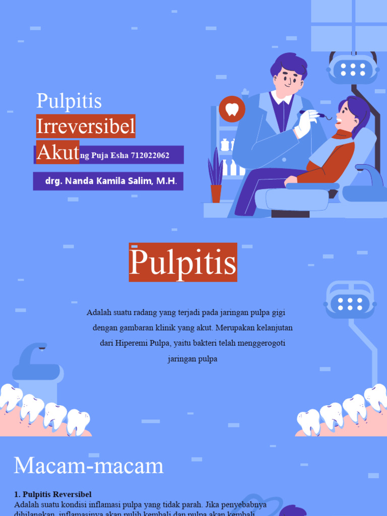 Pulpitis Irreversibel | PDF