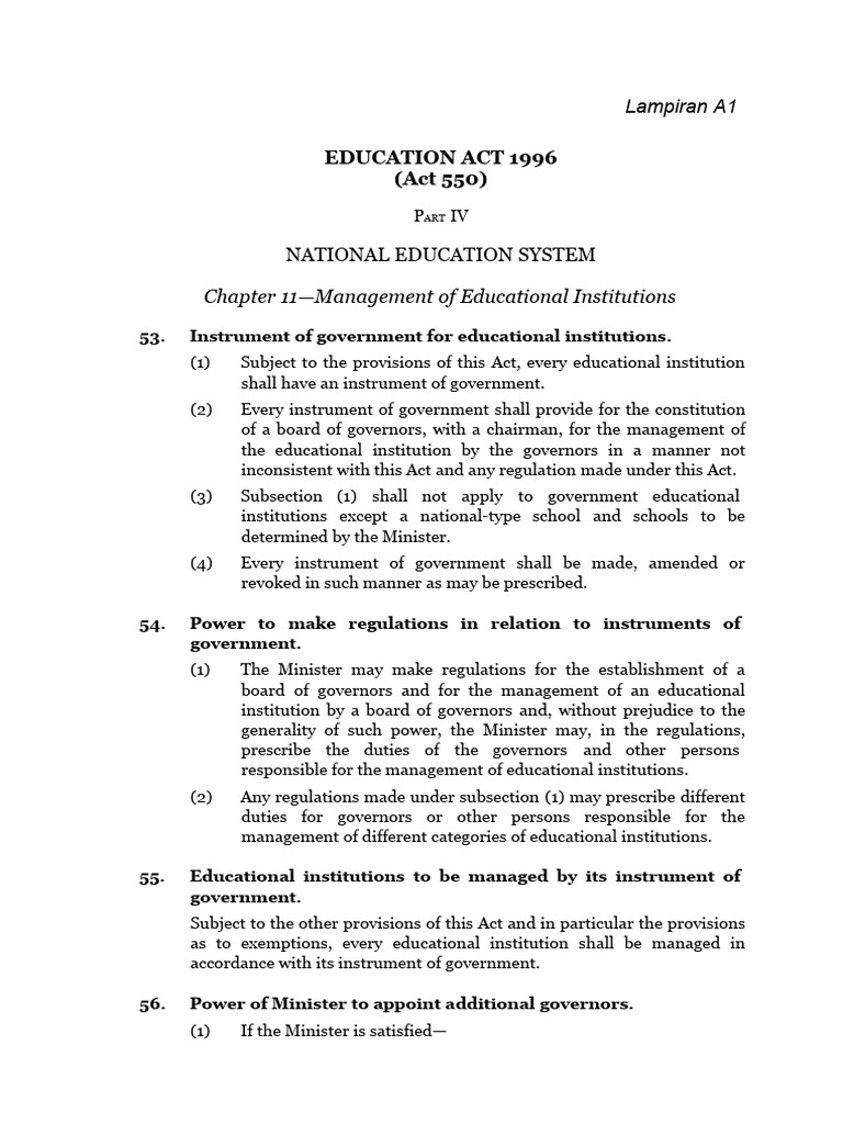 Management of Educational Institutions | PDF | Board Of Directors ...