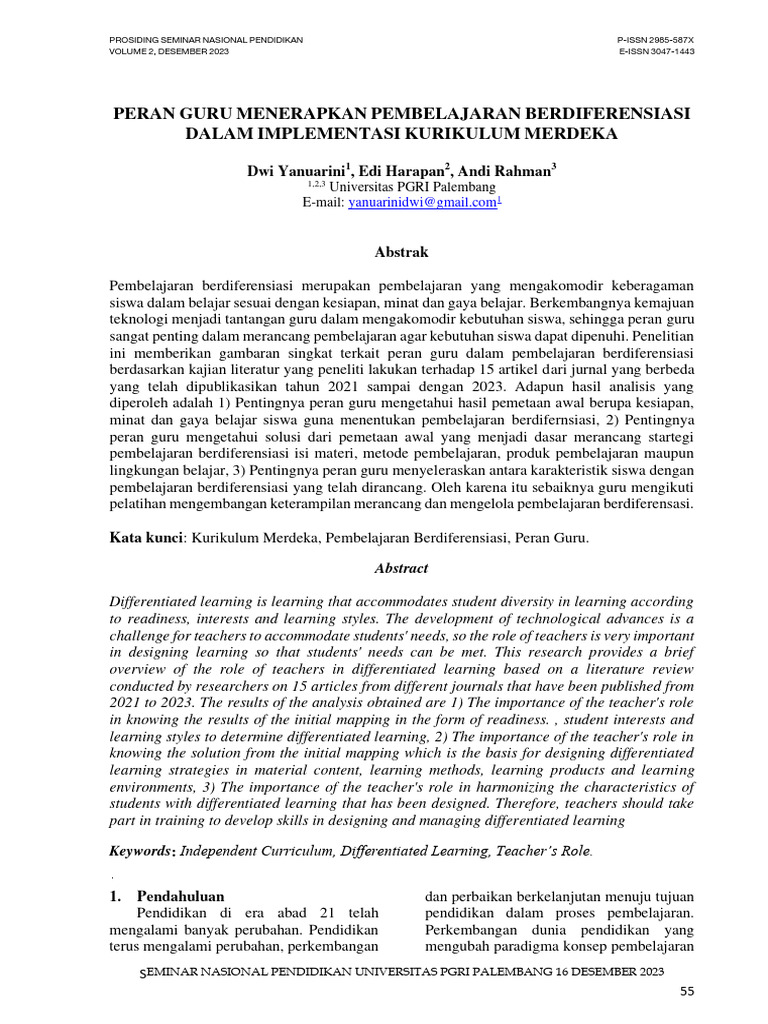 Contoh artikel Dan jurnal | PDF