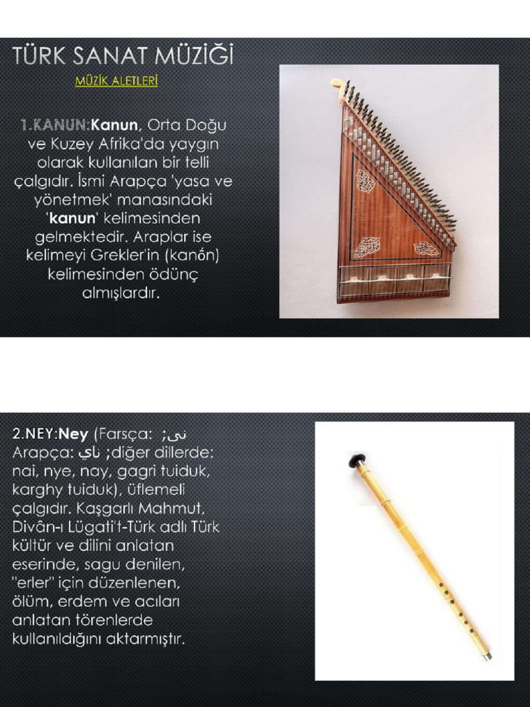 TÜRK+SANAT+MÜZİĞİ+MÜZİK+ALETLERİ | PDF