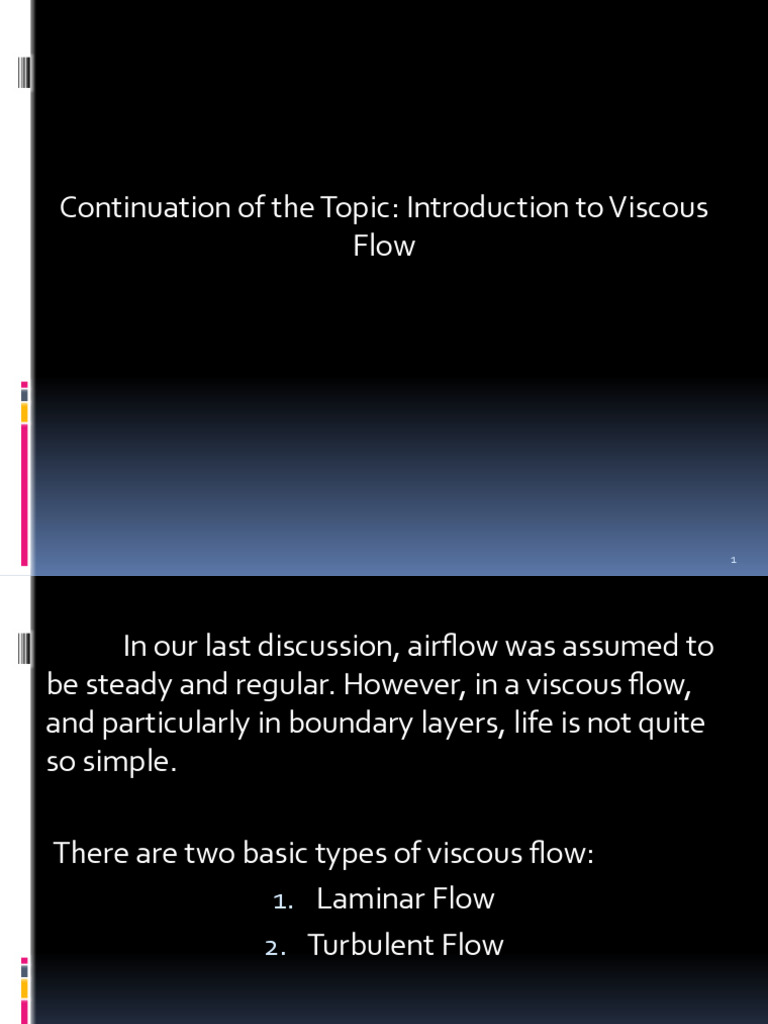 Introduction to Viscous Flow Part 2 | PDF | Laminar Flow | Boundary Layer