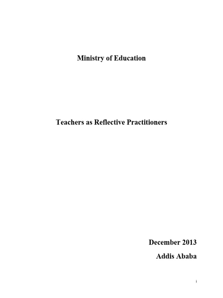 Module Teachers As Reflective Practitioners October 25, 2023 | PDF ...