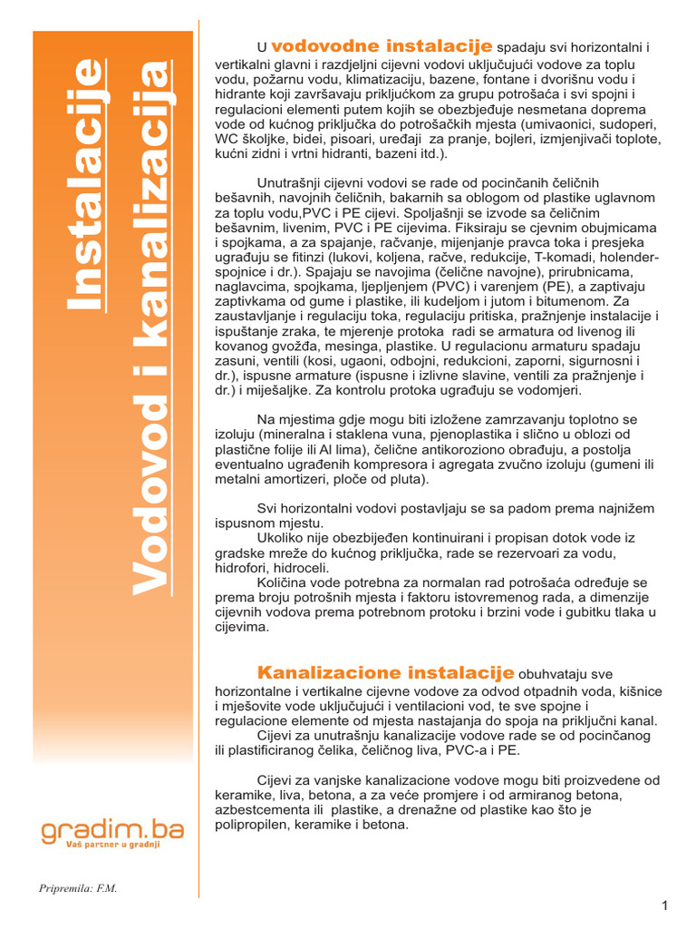 Instalacije | PDF