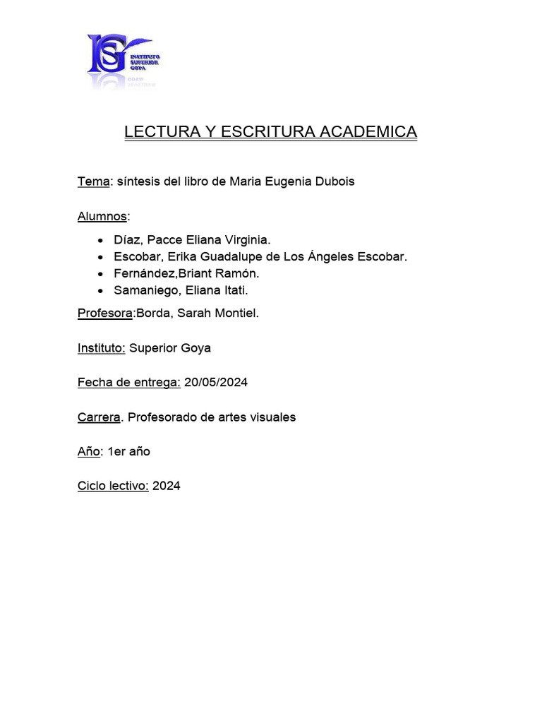 Lectura y Escritura Academica-1 | PDF | Comprensión lectora | Información