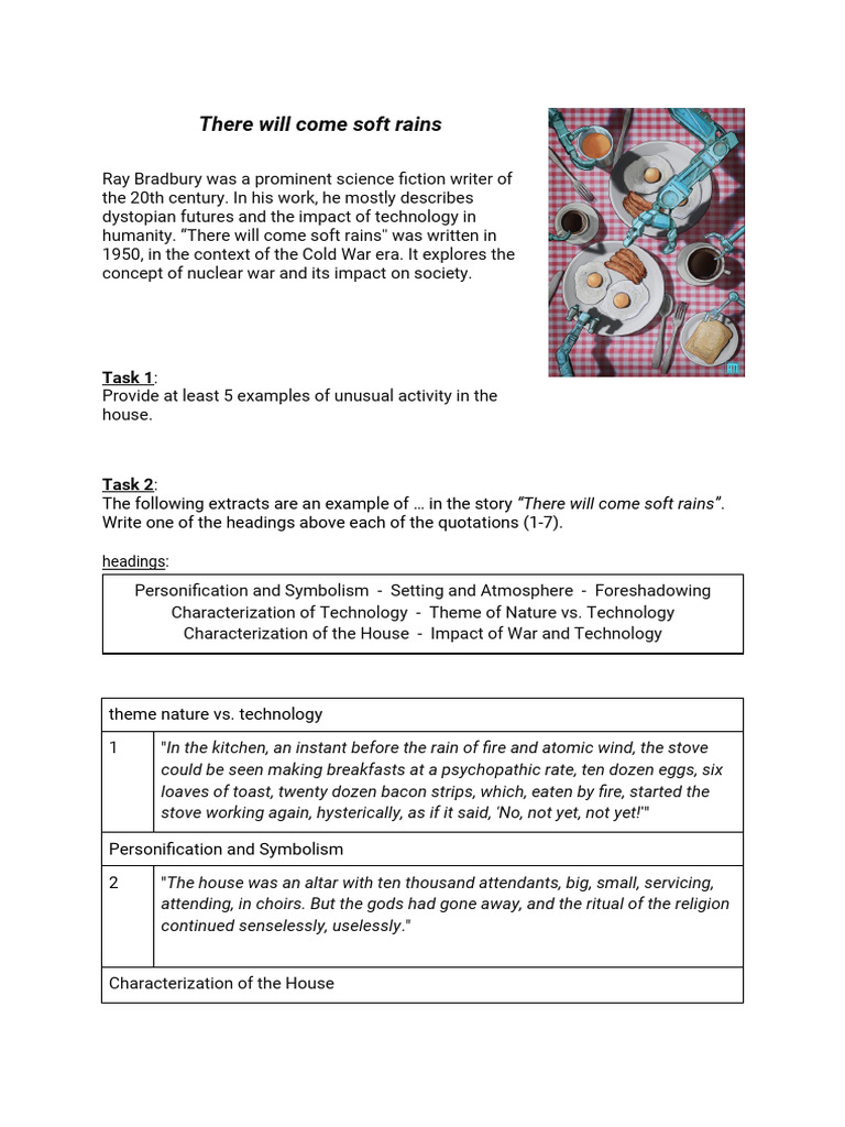 There Will Come Soft Rains | PDF | Young Adult