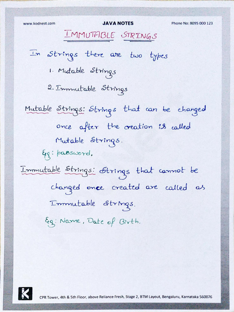 2688634-3 - Immutable Strings | PDF