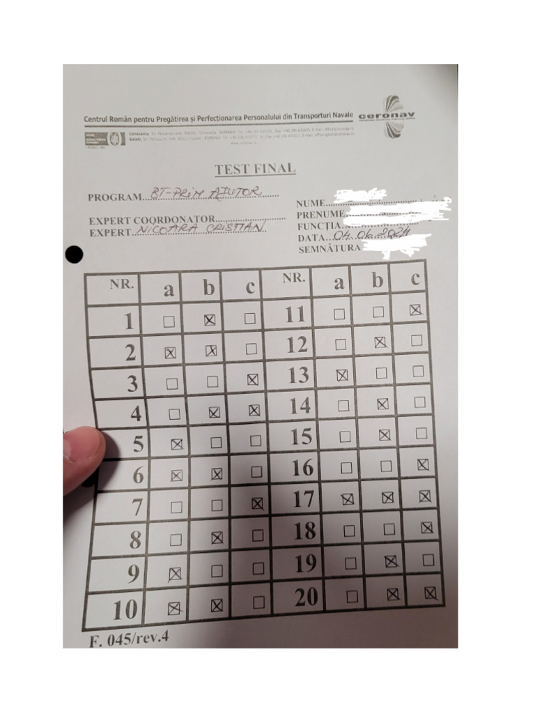 Test Final PAM 2024 | PDF