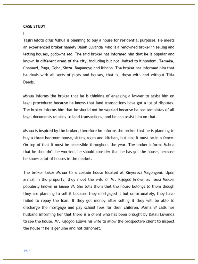 LS 107 CASE STUDY Scriptted | PDF | Taxes | Fee