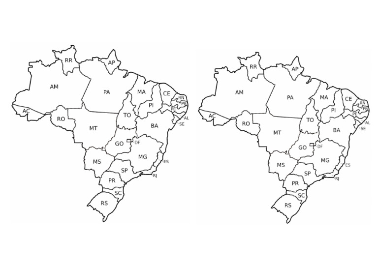 Mapa Do Brasil | PDF