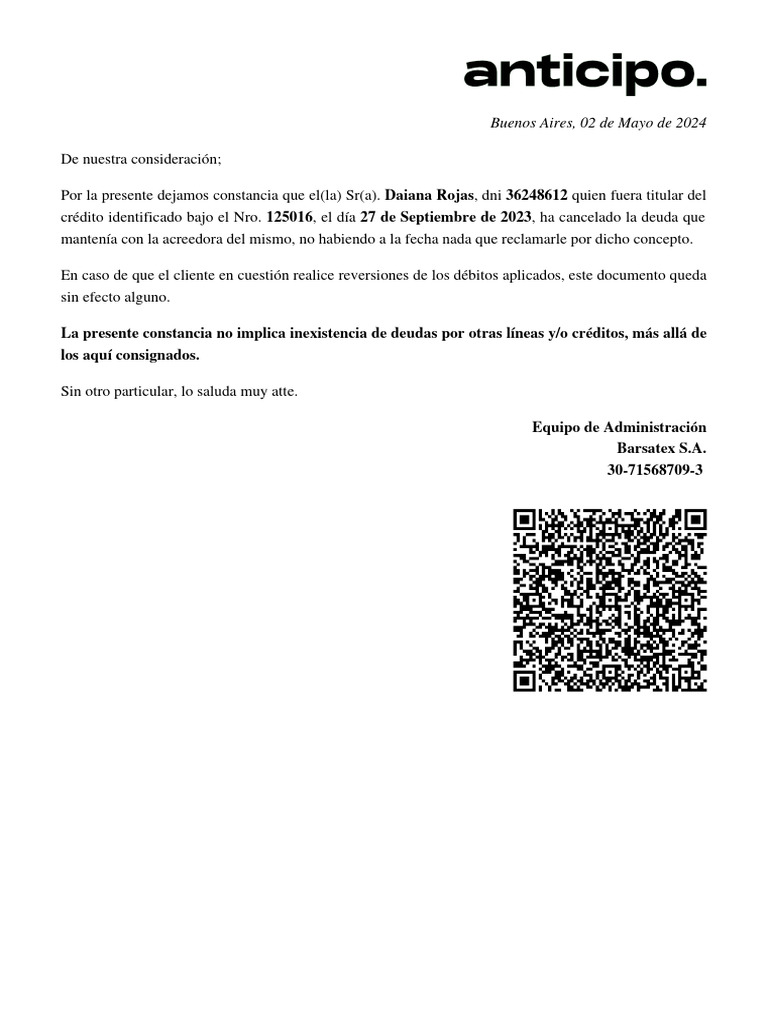 Libre de Deuda | PDF