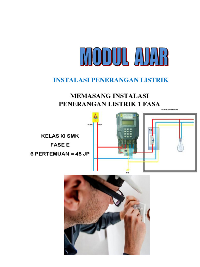 Modul Ajar Instalasi Penerangan Listrik | PDF