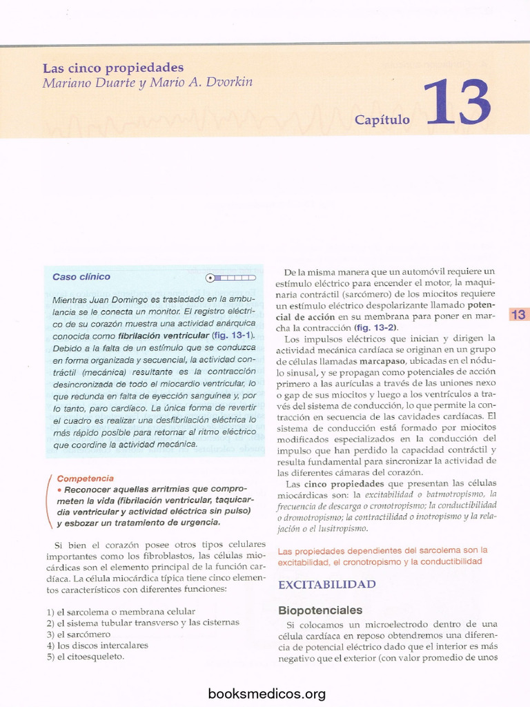 Propiedades Cardíacas - Bases Fisiologicas de La Practica Medica 14a ... Propiedades Cardíacas - Bases Fisiologicas de La Practica Medica 14a ...