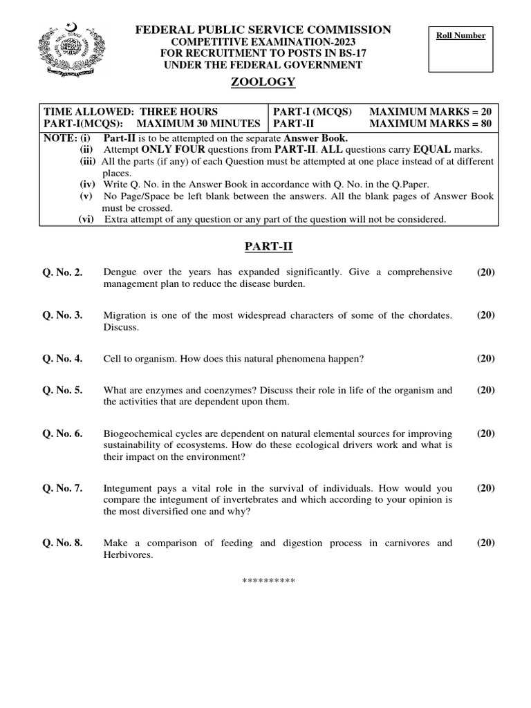 Zoology | PDF | Science & Mathematics