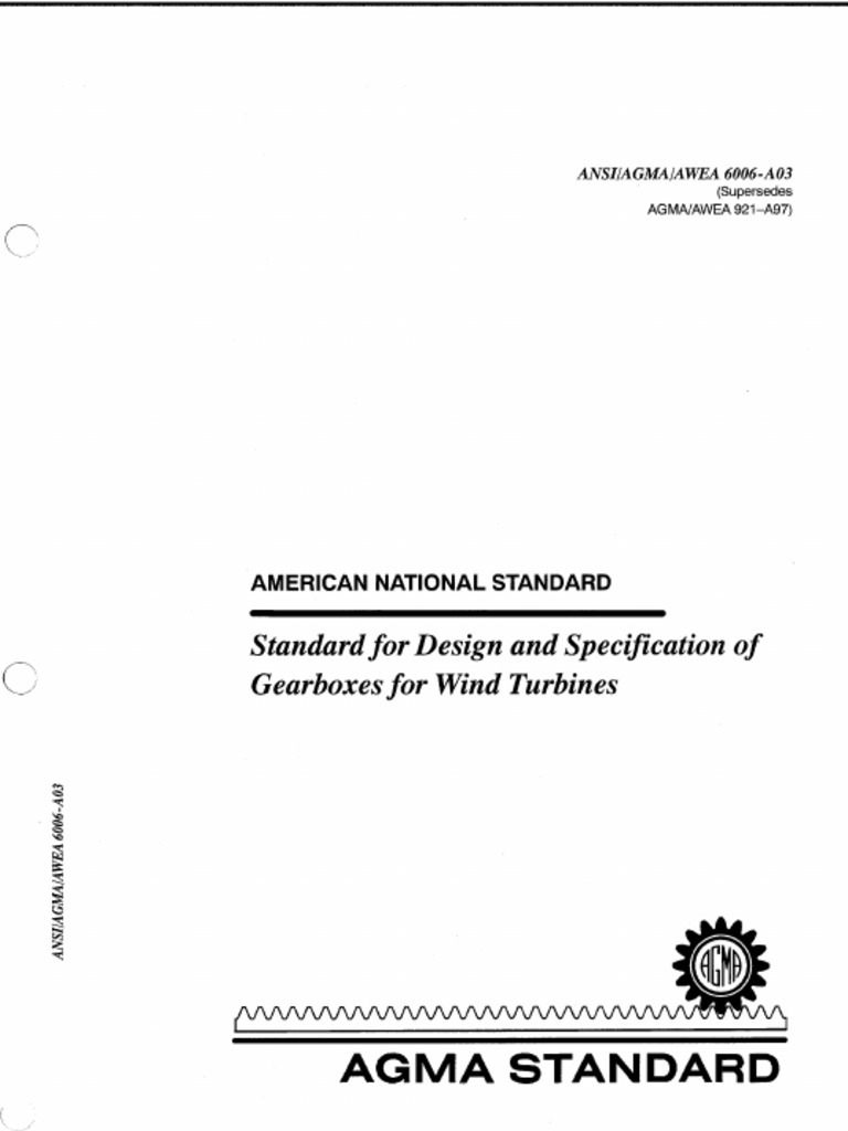 Agma 6006 - A3 | PDF