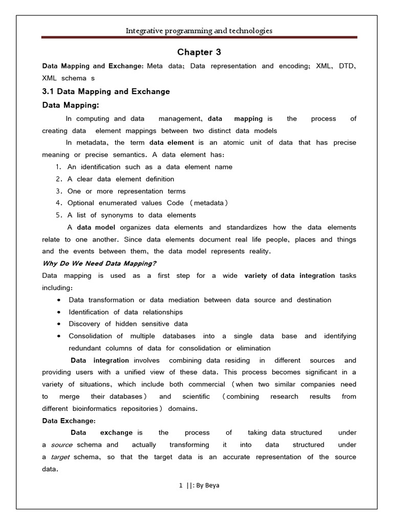 IPT Chapter 3 | PDF | Xml | Xml Schema