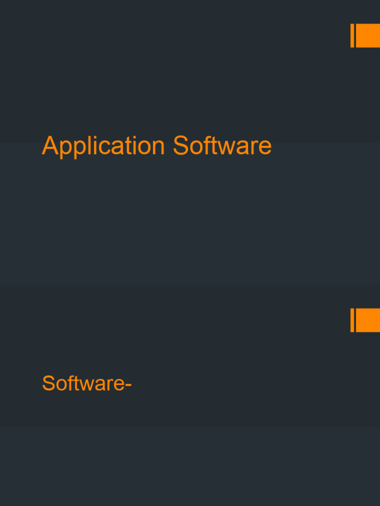 Application Software | PDF | Application Software | Software