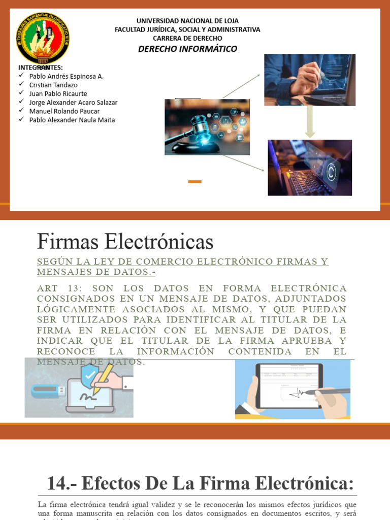Requisitos y Efectos de Firmas Electrónicas | PDF | Derecho
