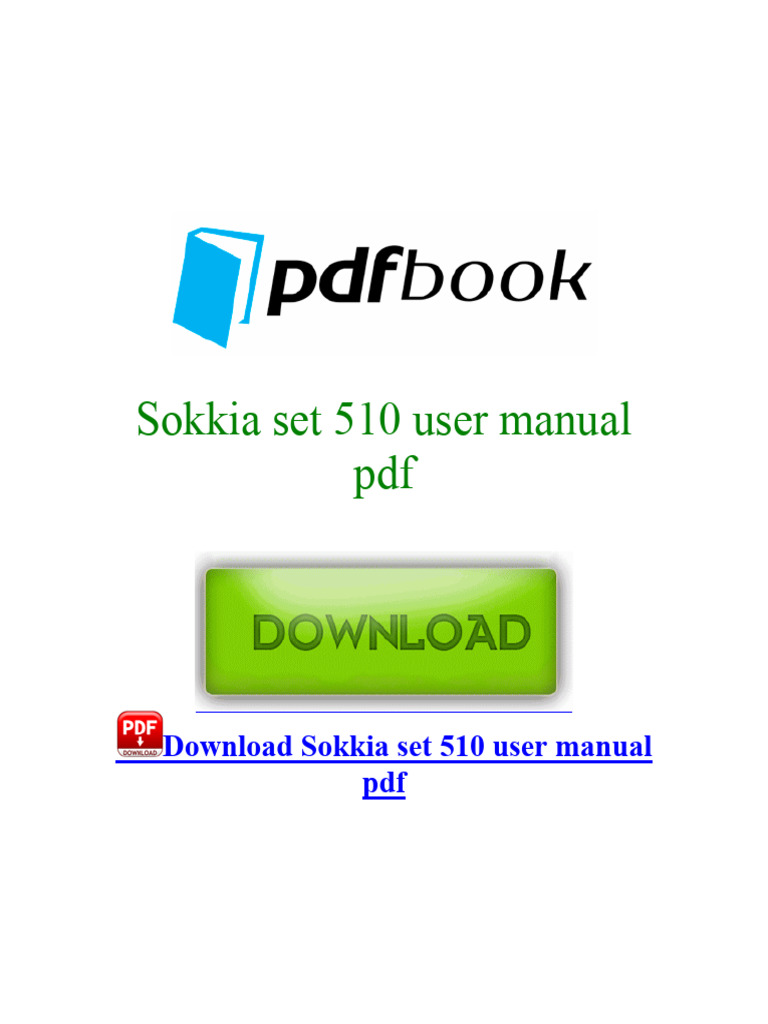 Sokkia Set | PDF | Microsoft Windows | Computing